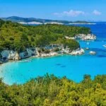 Harami Beach- Lakka, the northernmost town of Paxos, Greece
